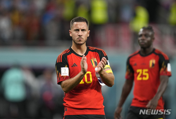 ‘햄버거 전락’ 아자르, 벨기에 대표팀 은퇴