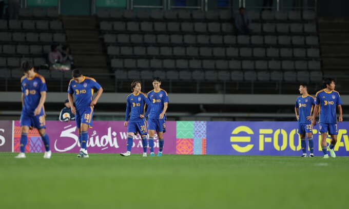 ‘J리그 챔피언에 고개 숙인 K리그 챔피언’ 울산, 고배에 ACLE 2-0 완패