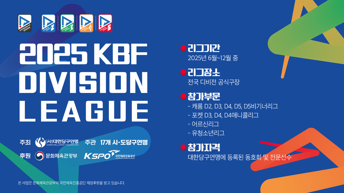 2025년 KBF 디비전리그 개막, 당구도 전 세대가 함께 즐기는 국민 스포츠로 | 스포츠 월드